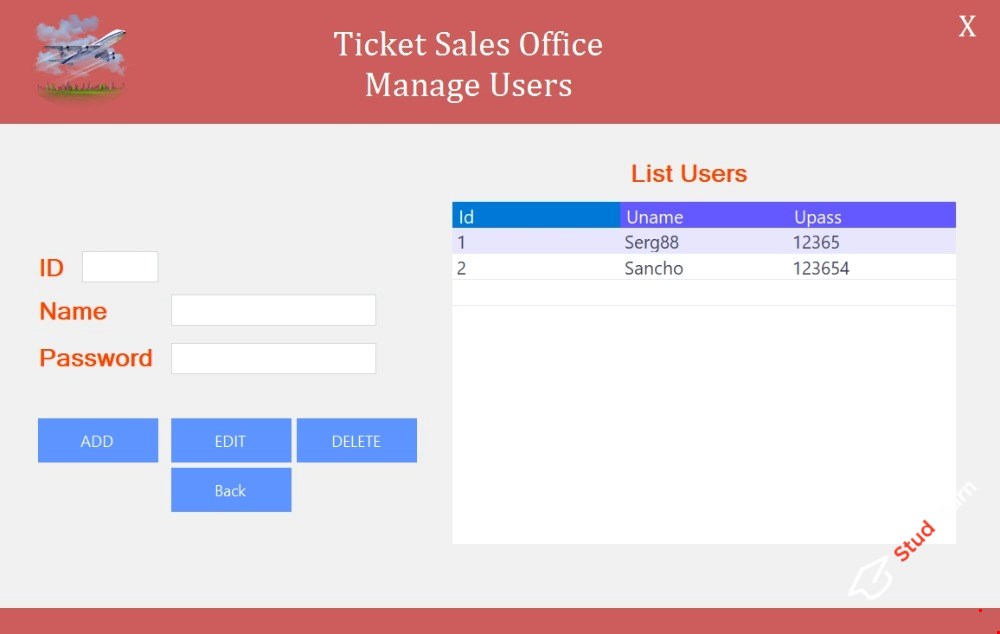 АИС Авиакасса C Wpf Winforms Sqlite Sql Server Access